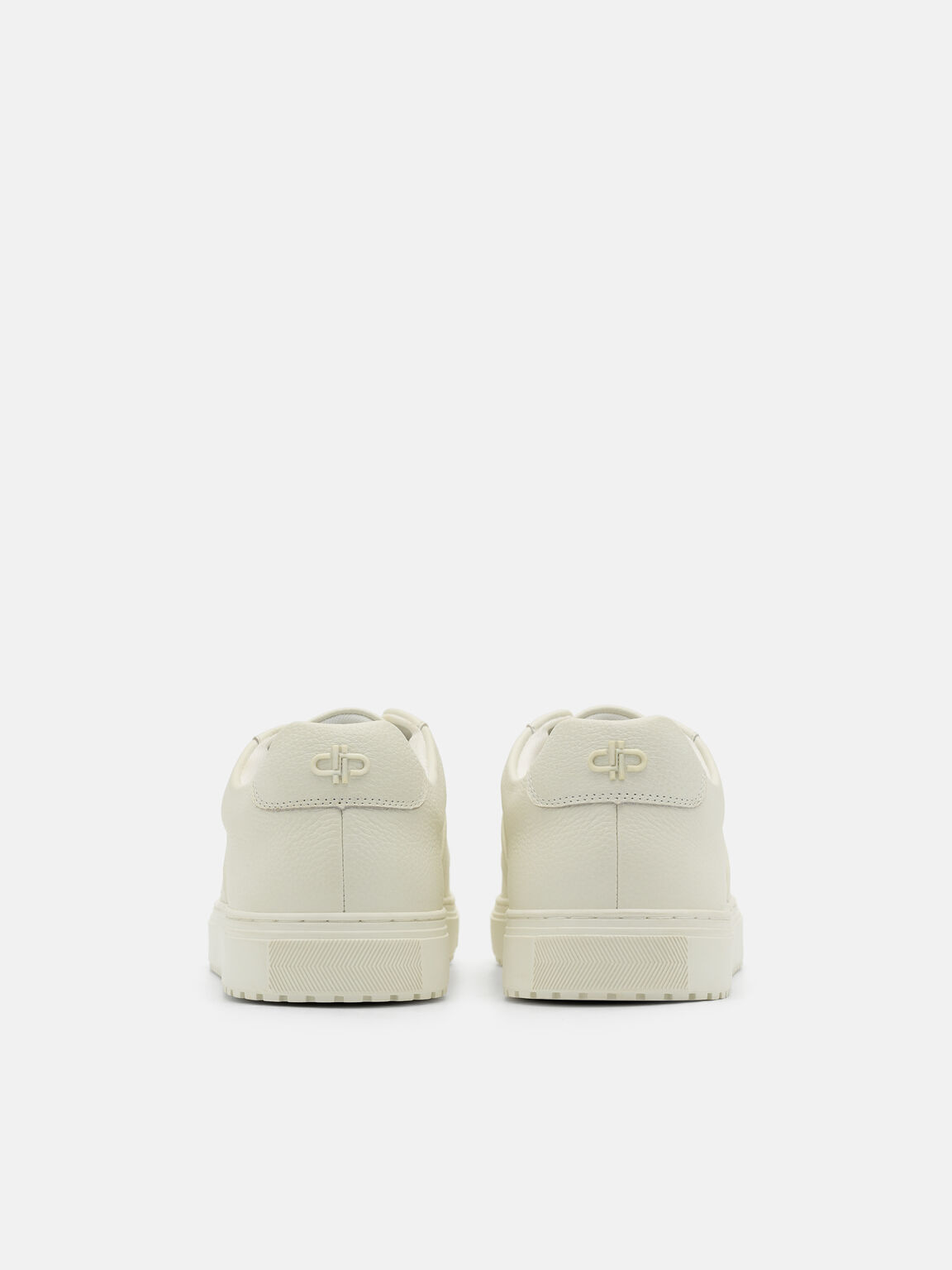 Leather Court Sneakers - Chalk - PEDRO ID