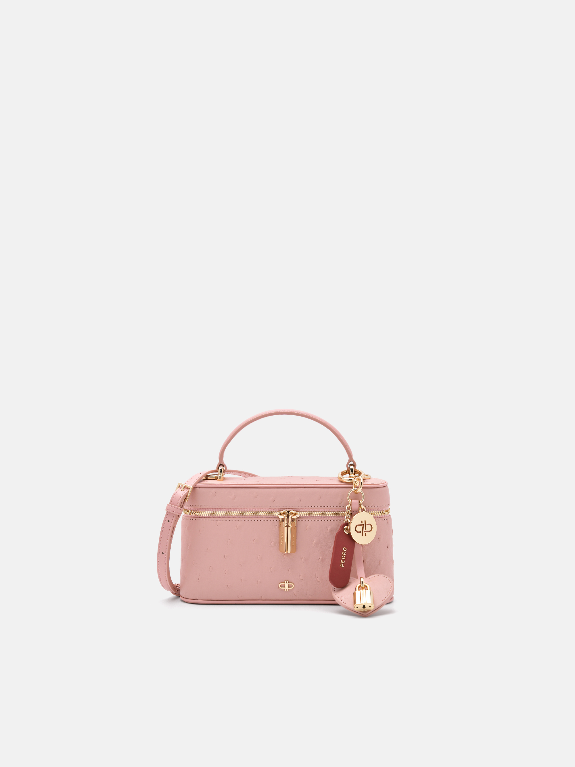 Ari Leather Shoulder Bag - Pink - PEDRO ID