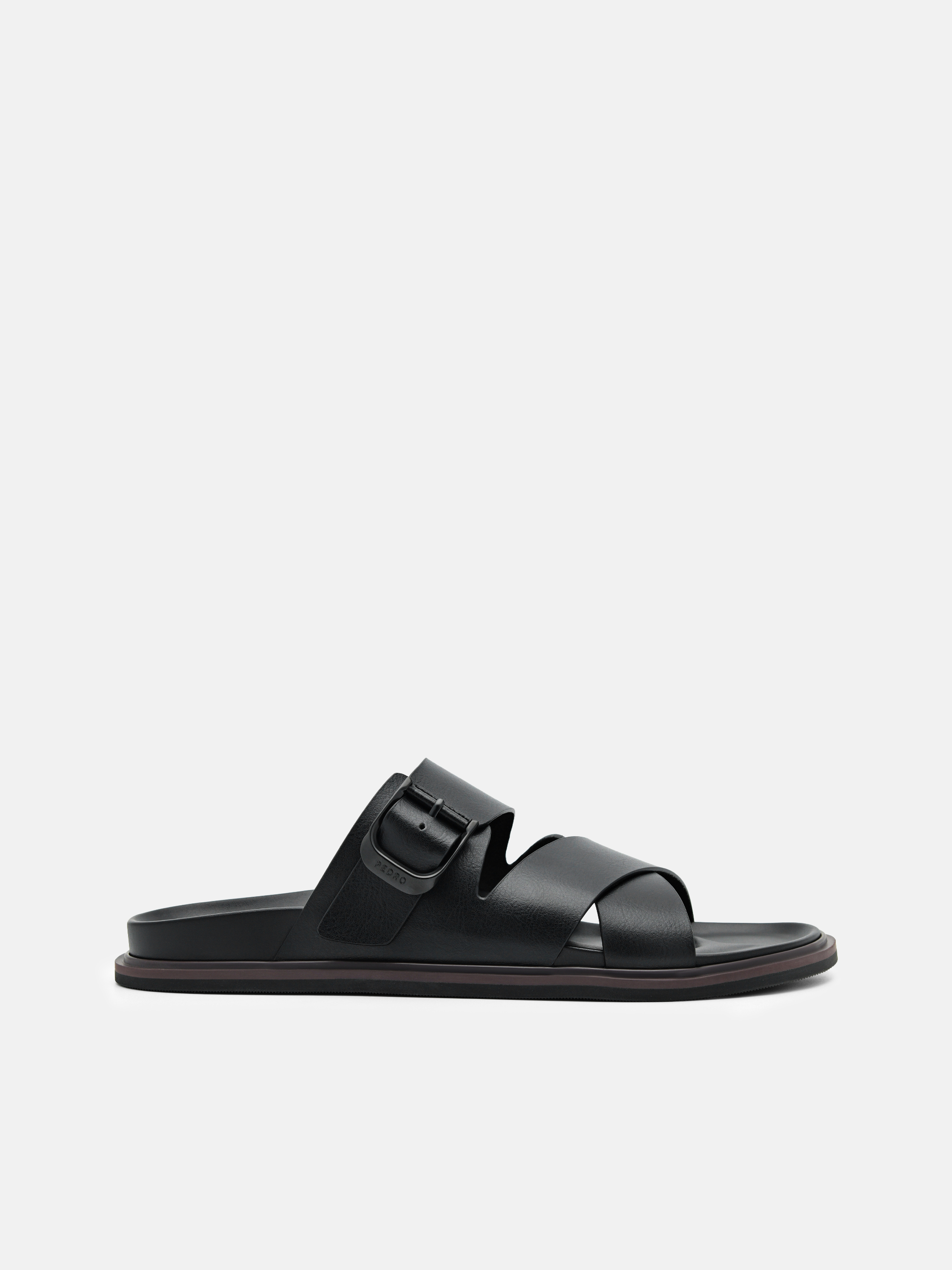 Helix Cross Sandals - Black - PEDRO ID