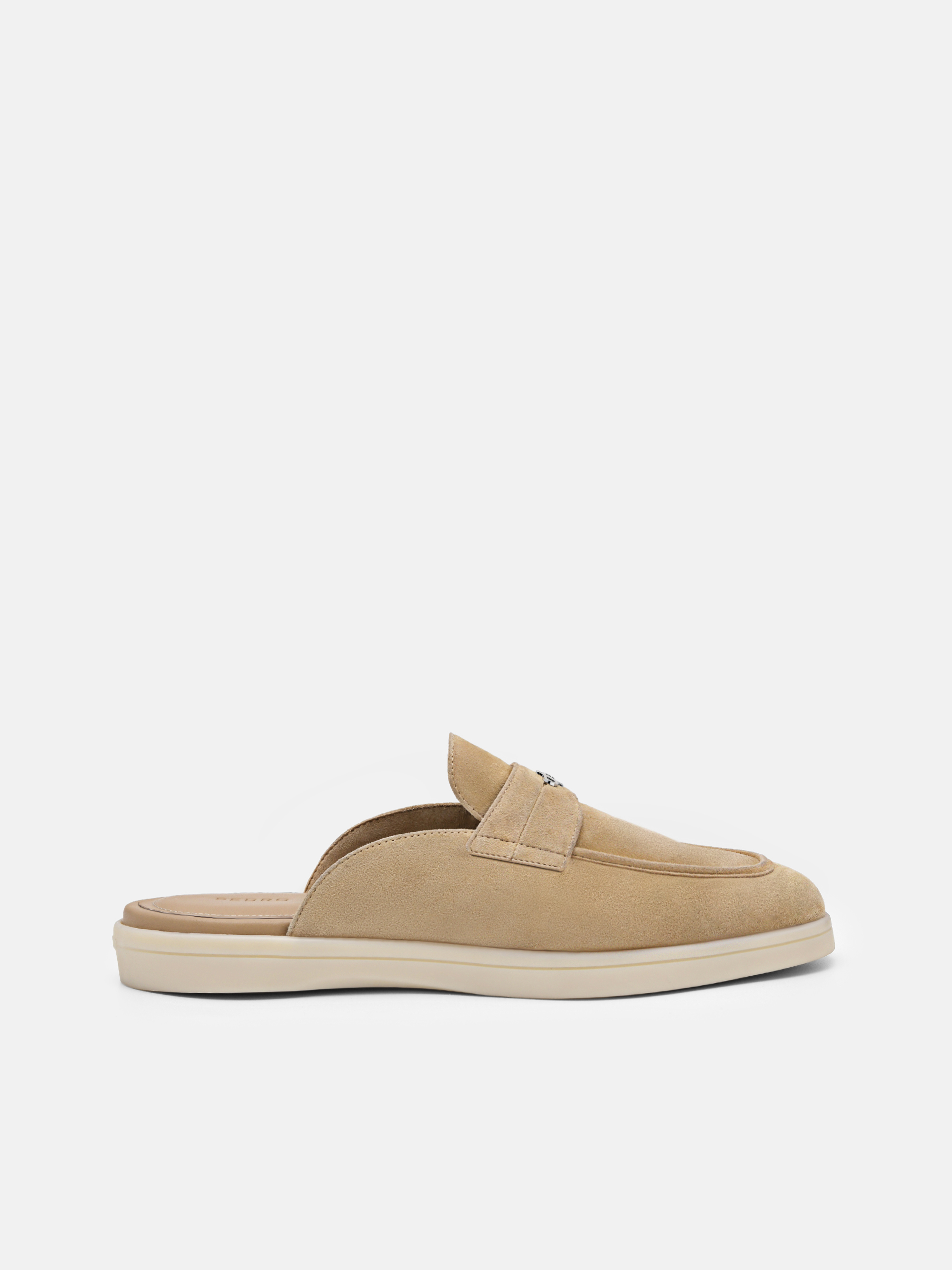 Suede Mules - Sand - PEDRO ID