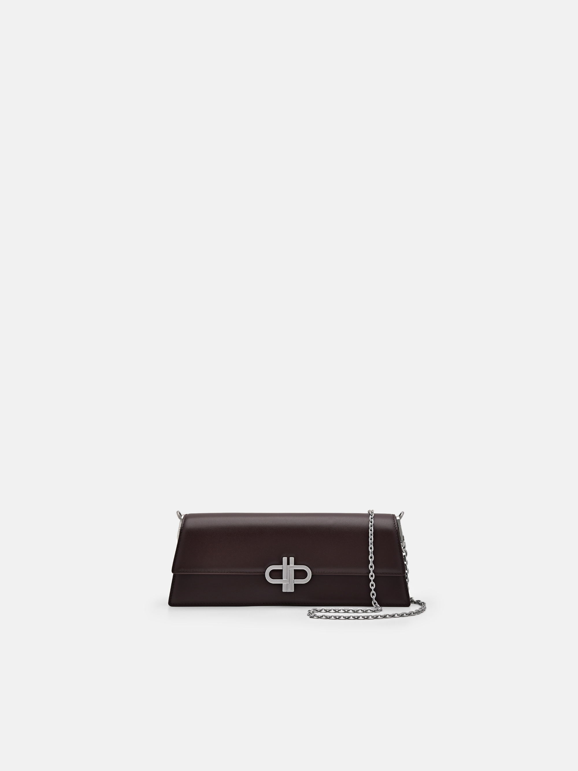 Dark Brown PEDRO Icon Leather Clutch Bag - PEDRO ID