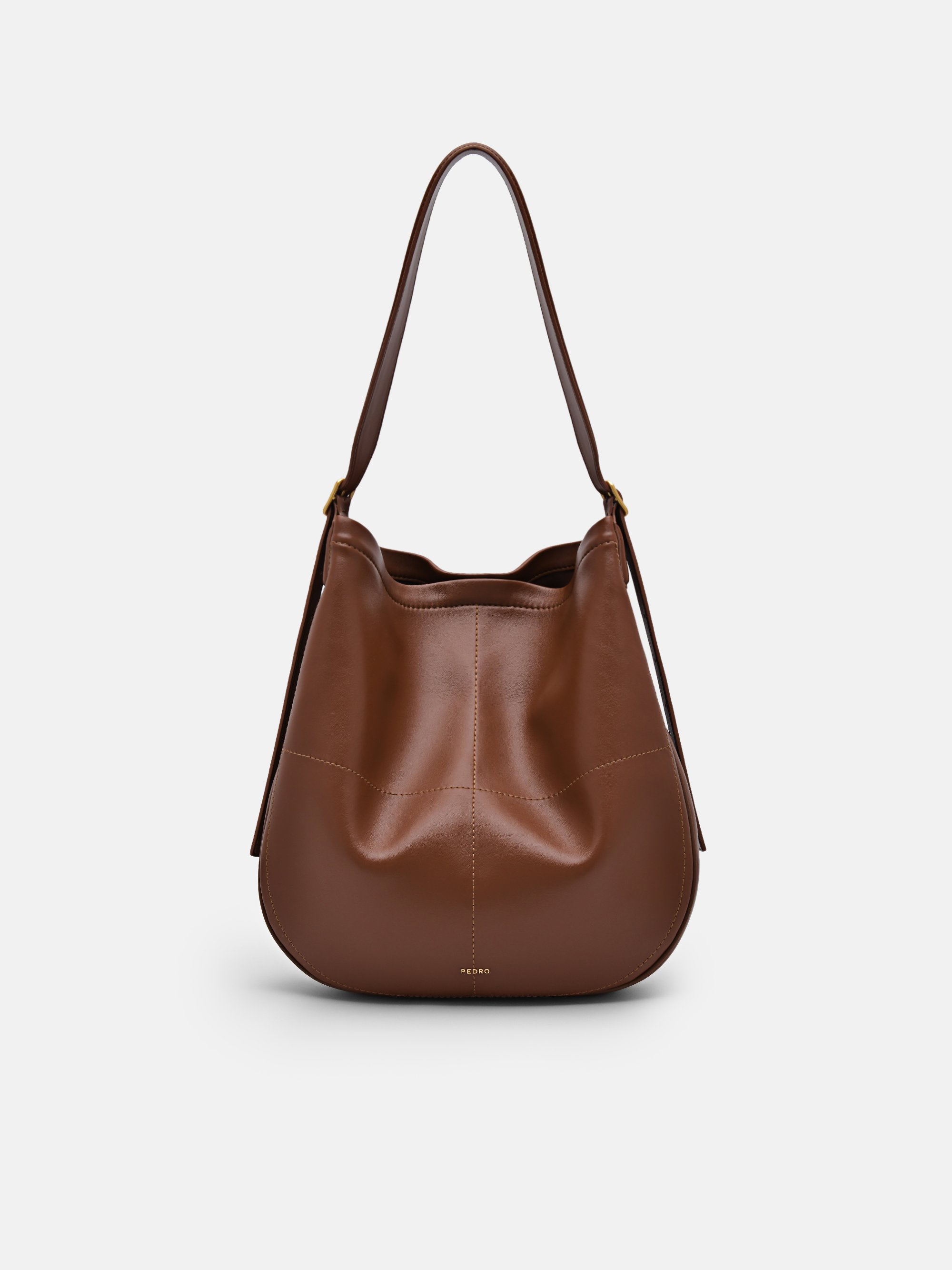 Cognac Seren Hobo Bag - PEDRO ID