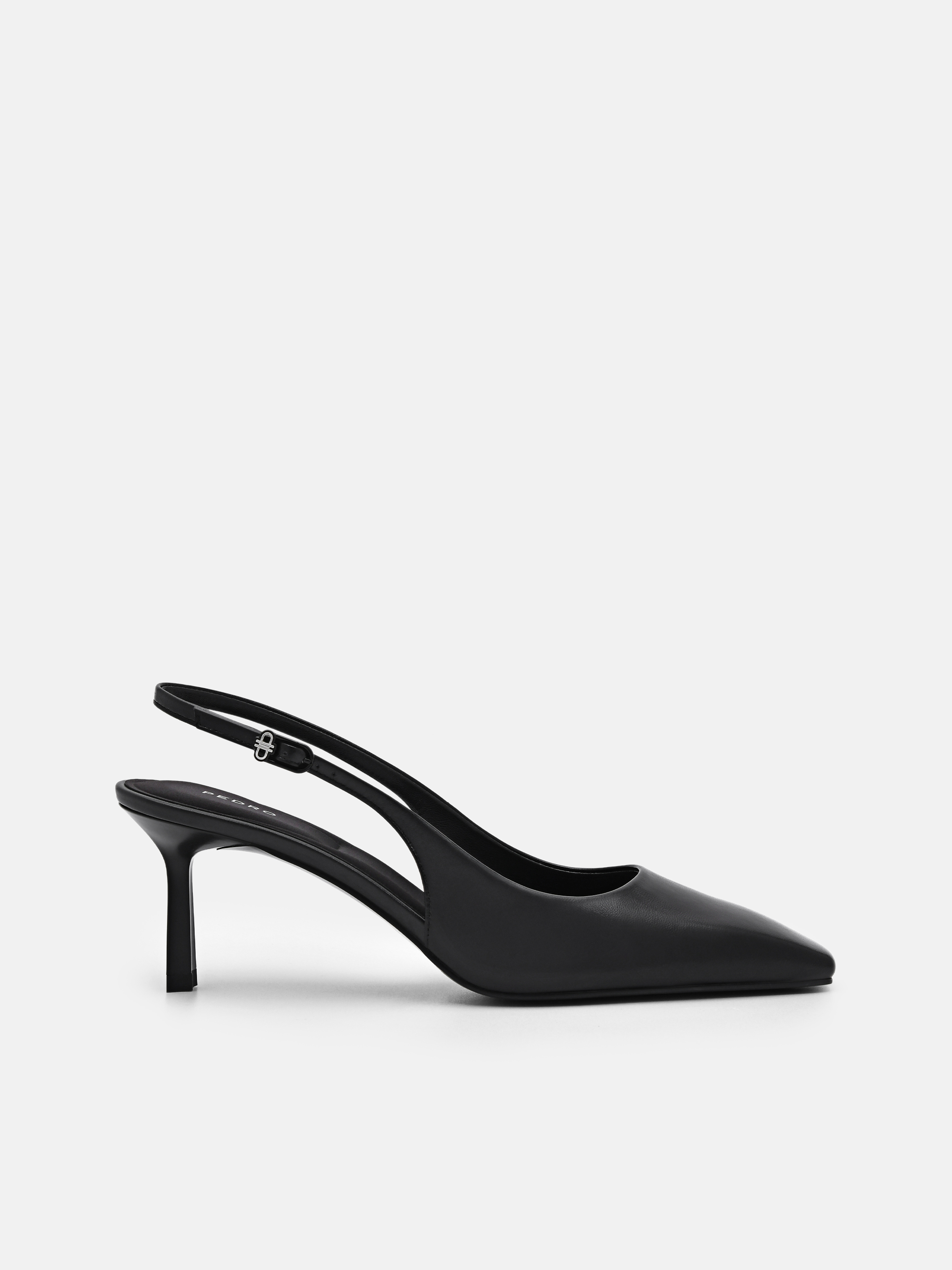 PEDRO Studio Leather Slingback Pumps Black PEDRO ID pedro-studio-leather-slingback-pumps-black-pedro-id
